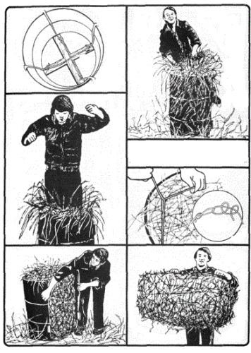 How to Make a Homemade Hay Baler – Mother Earth News